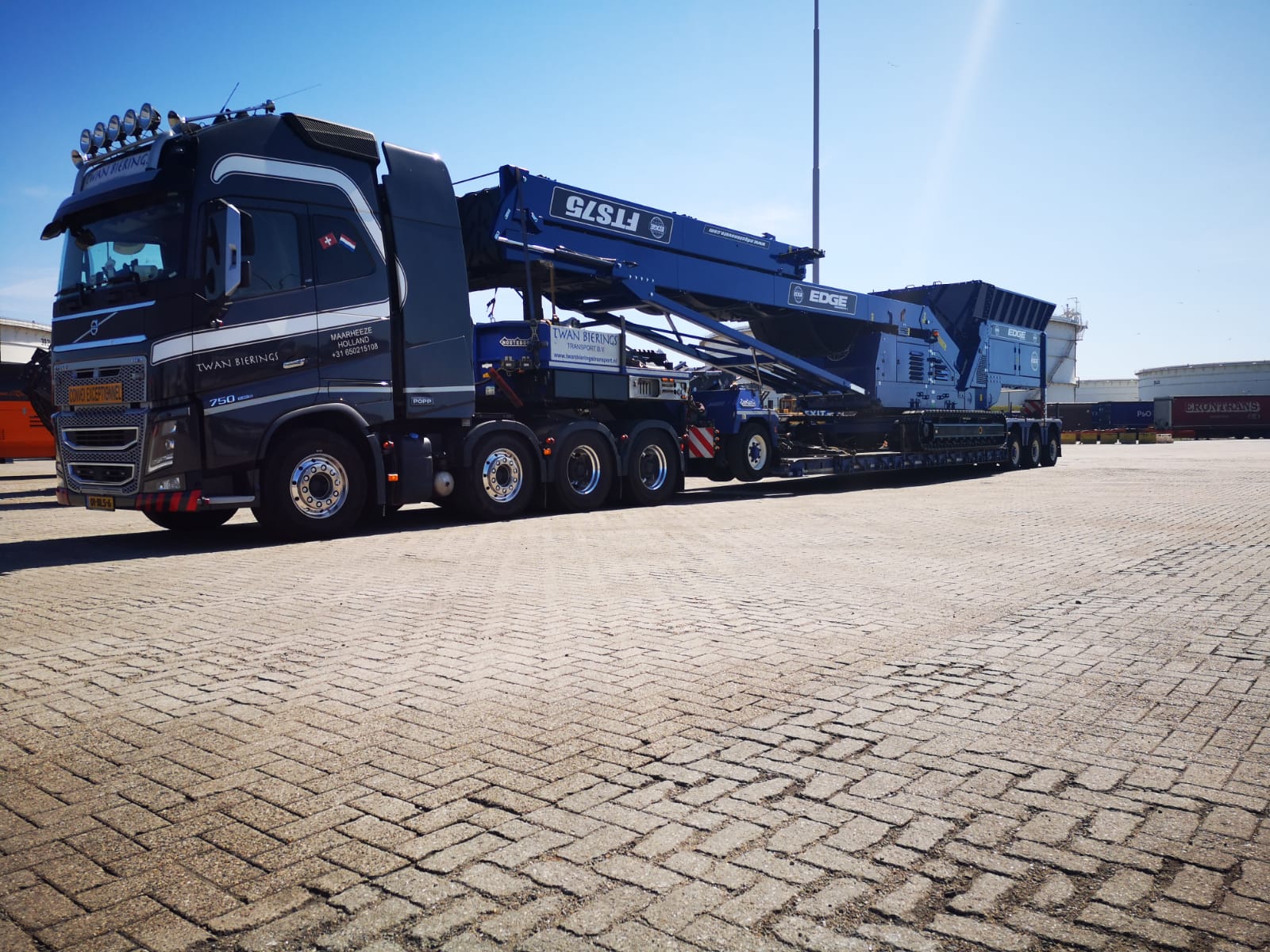 3 assige pendel-X euro dieplader